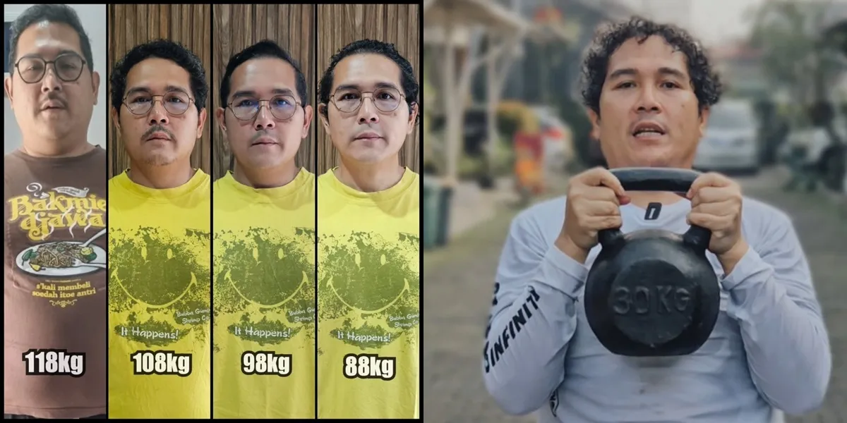 Dikenal Berbadan Gemuk, Ini 7 Potret Komedian Ery Makmur Berhasil Turunkan Berat Badan 30 Kg ...