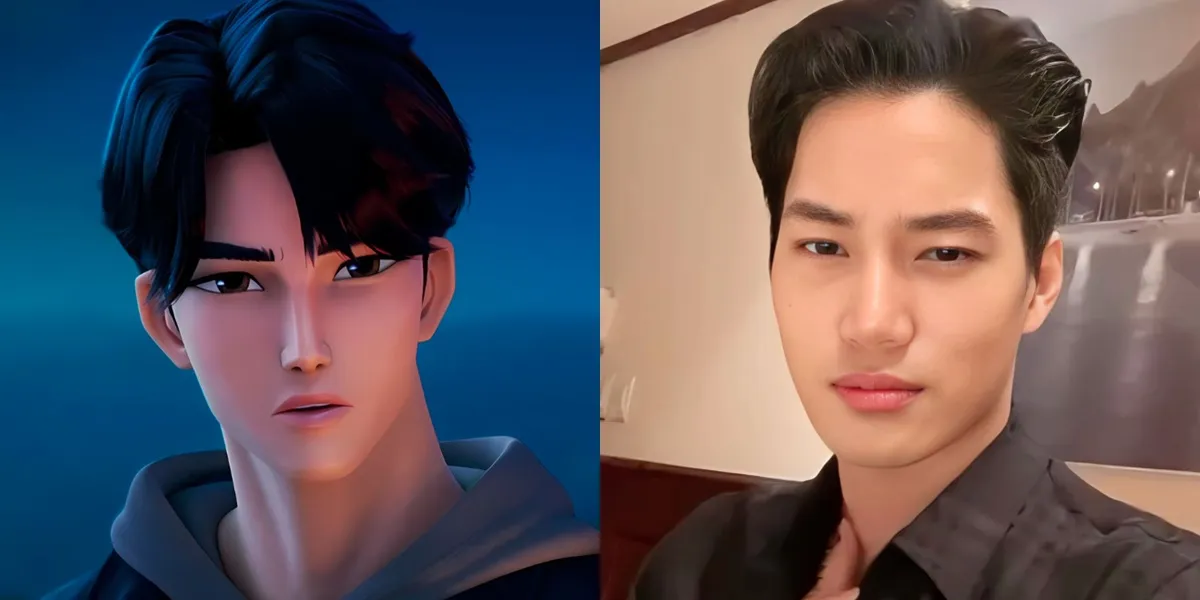 Ekspresi Jinu 'Kpop Demon Hunters' Terinspirasi dari Kai EXO ...