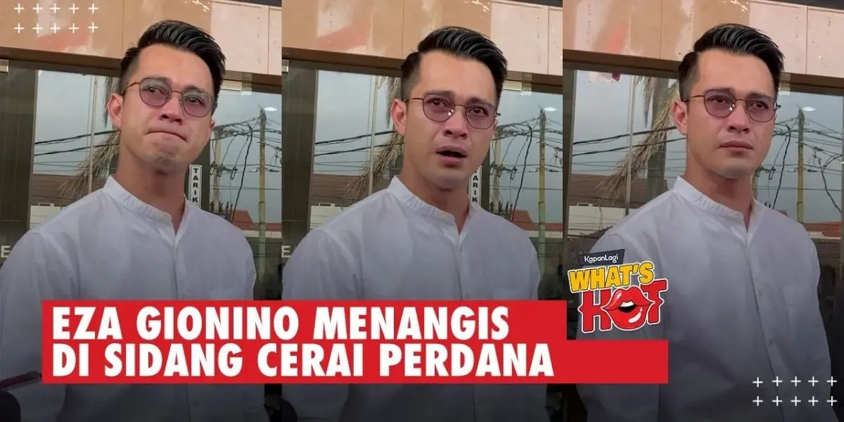 Eza Gionino Menangis Di Sidang Cerai Perdana Saya Cinta Istri & Anak ...