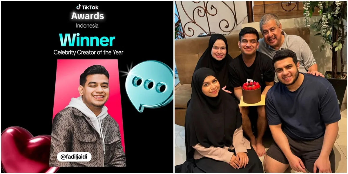 Fadil Jaidi Jadi Celebrity Creator of The Year dari TikTok, Dedikasikan ...
