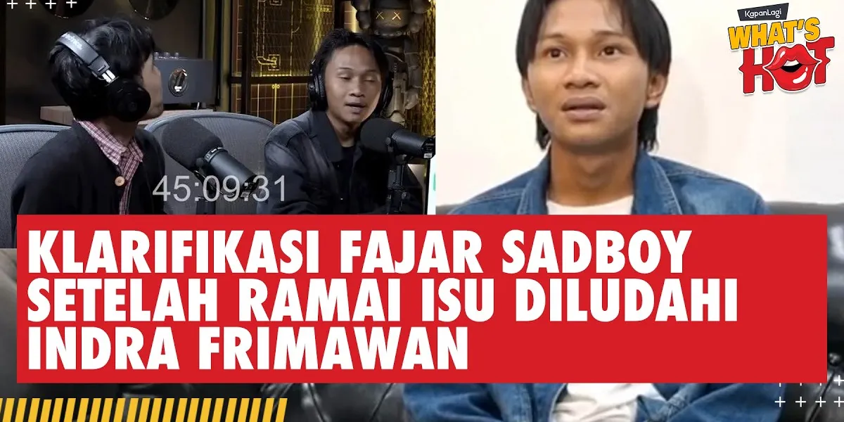 Fajar Sadboy Doakan Indra Frimawan, Sebut Jika Aksi Diludahi Hanya ...