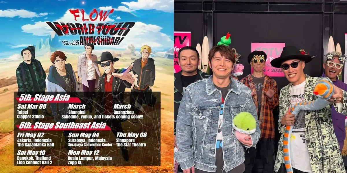 FLOW Bakal Gelar Konser di 2 Kota Indonesia, Hanya Bawakan Lagu OST ...
