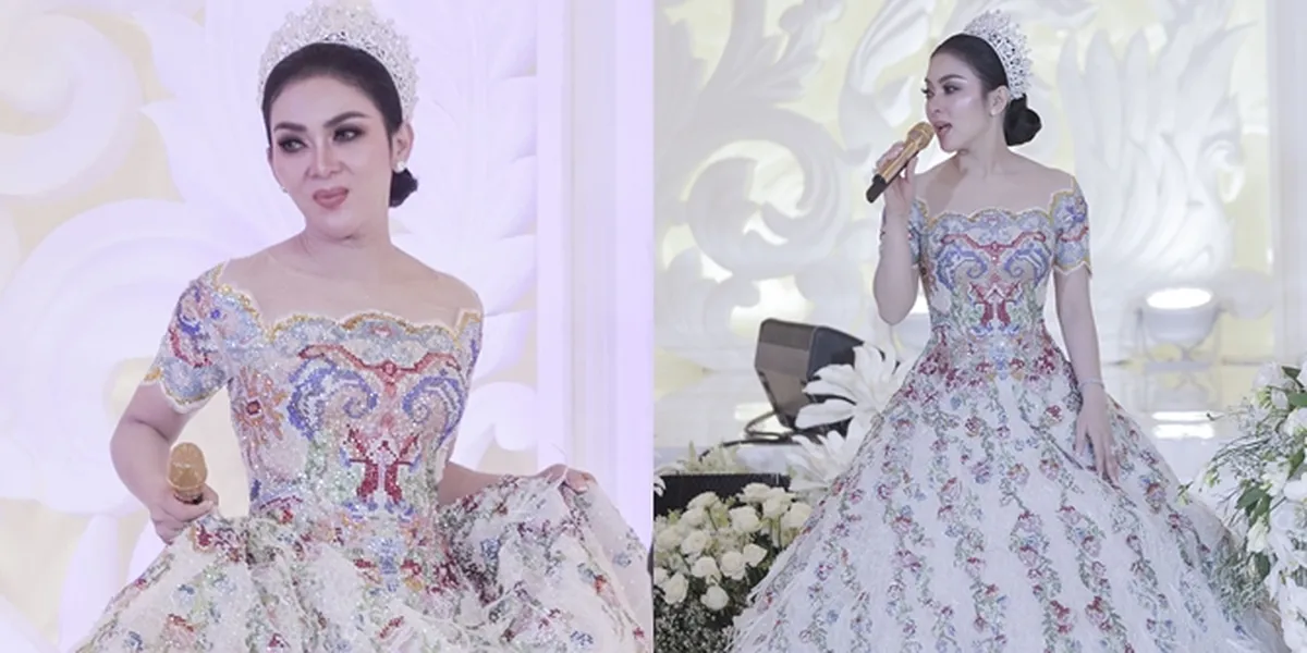 Gaun Pengantin Mewah Syahrini di Gala Dinner Sempat Muncul di Fashion ...