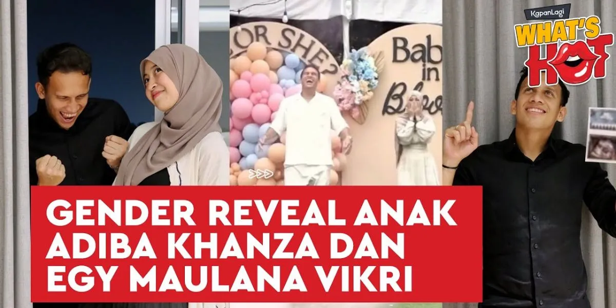 Gender Reveal Anak Adiba Khanza, Egy Maulana Vikri Tendang Bola Dan Hasilnya... - KapanLagi.com