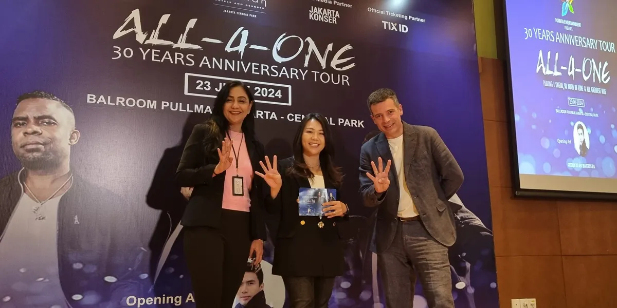 Grup Musik dari Amerika All-4-One Gelar Konser 30 Tahun di Jakarta ...