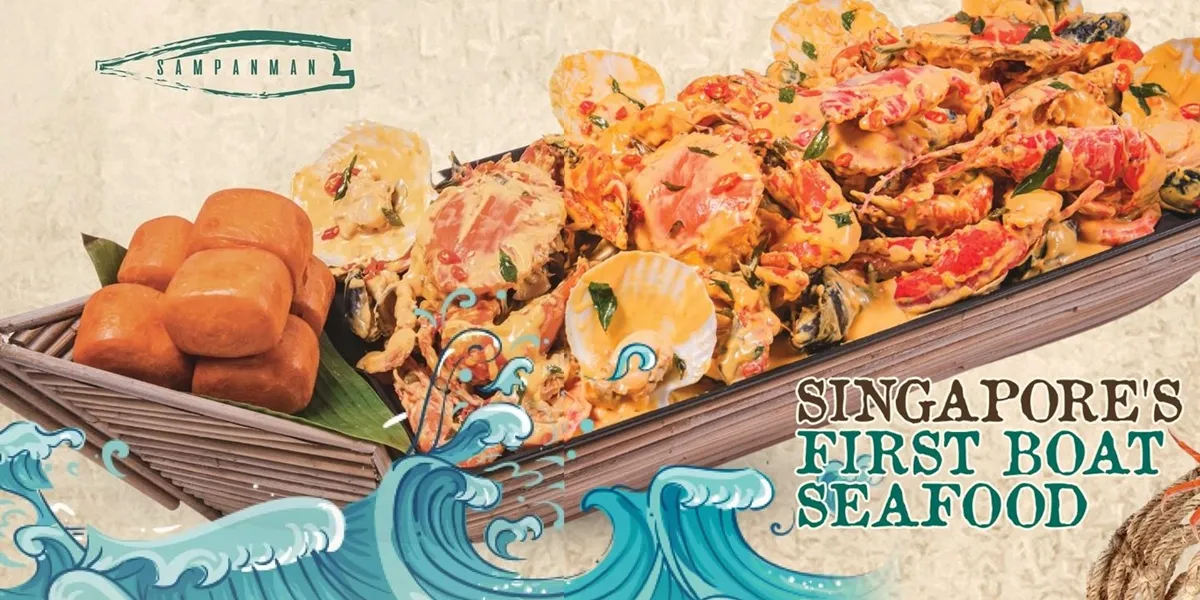 Halal Food! Restoran Seafood Sampanman di Jewel Changi Airport Bikin ...