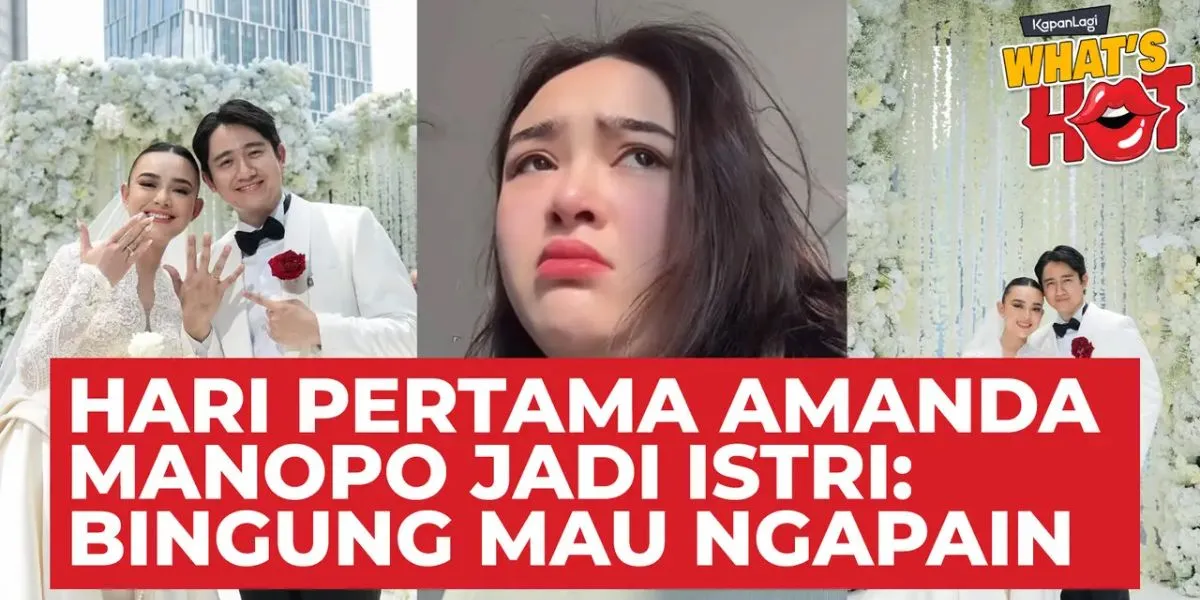 Hari Pertama Amanda Manopo Jadi Istri, Bangun Tidur Bingung Harus ...