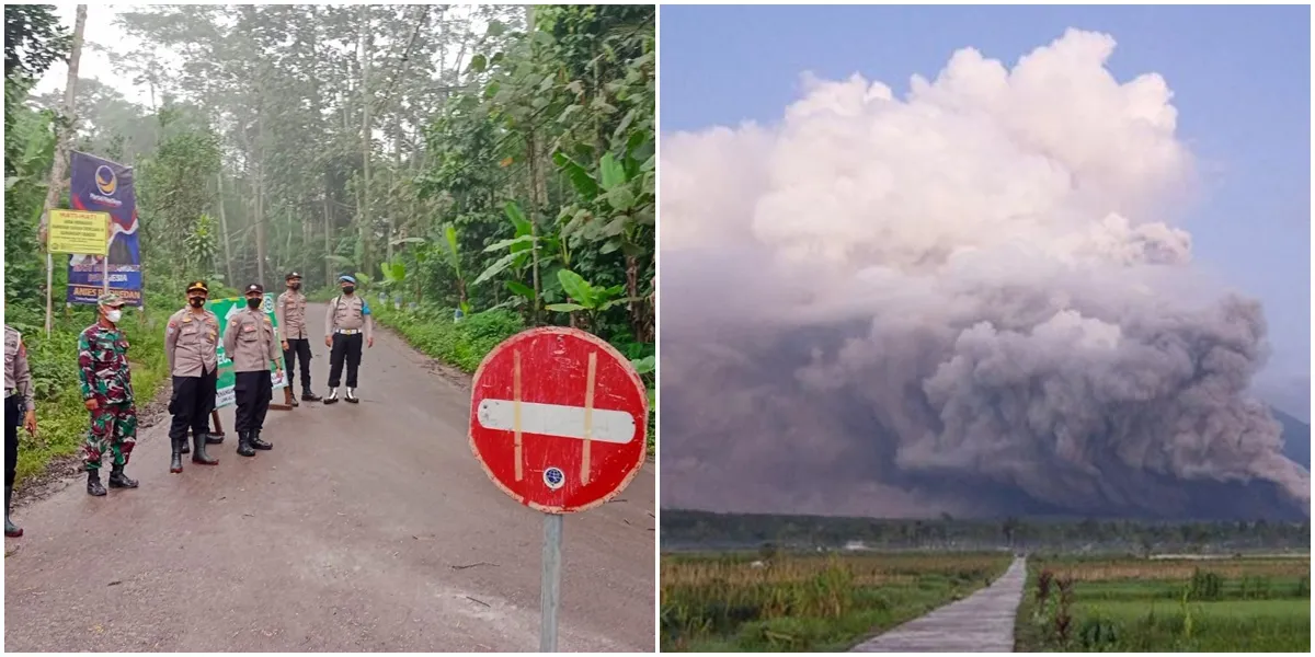 Imbas Erupsi Gunung Semeru, Jalur Lumajang - Malang via Curah Kobokan ... Imbas Erupsi Gunung Semeru, Jalur Lumajang - Malang via Curah Kobokan ...