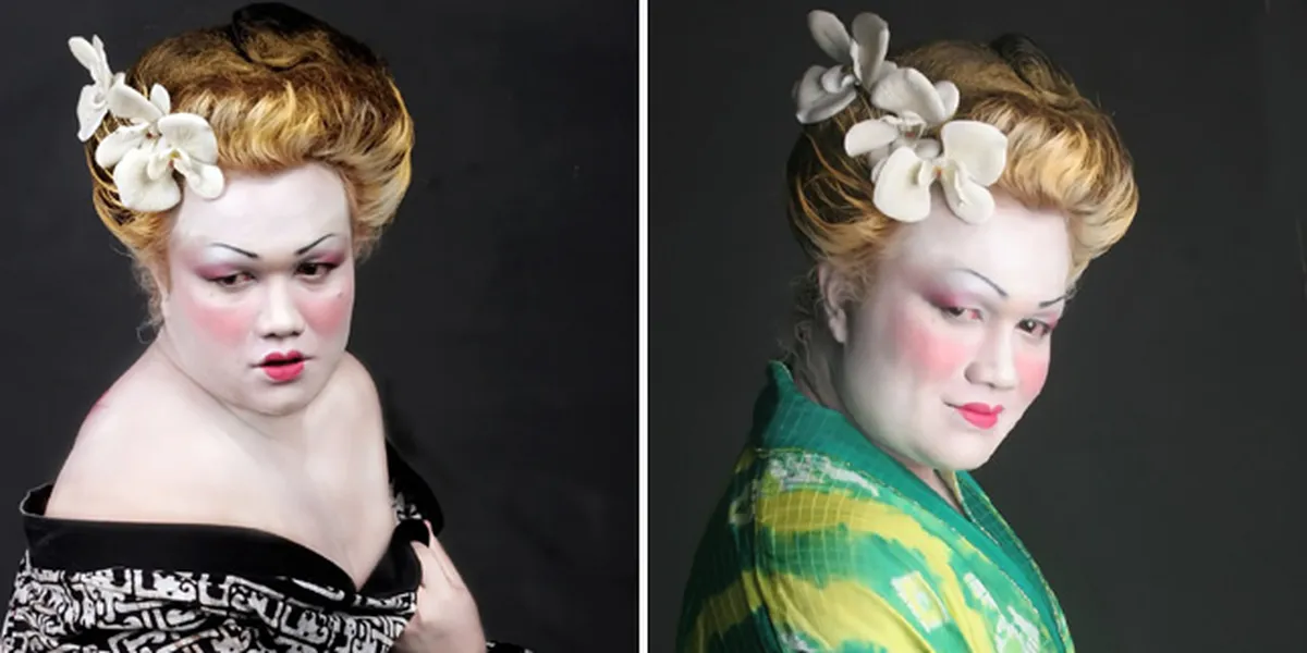 Jadi Geisha, Tata Liem Dijuluki Si Mata Juling Itik - KapanLagi.com