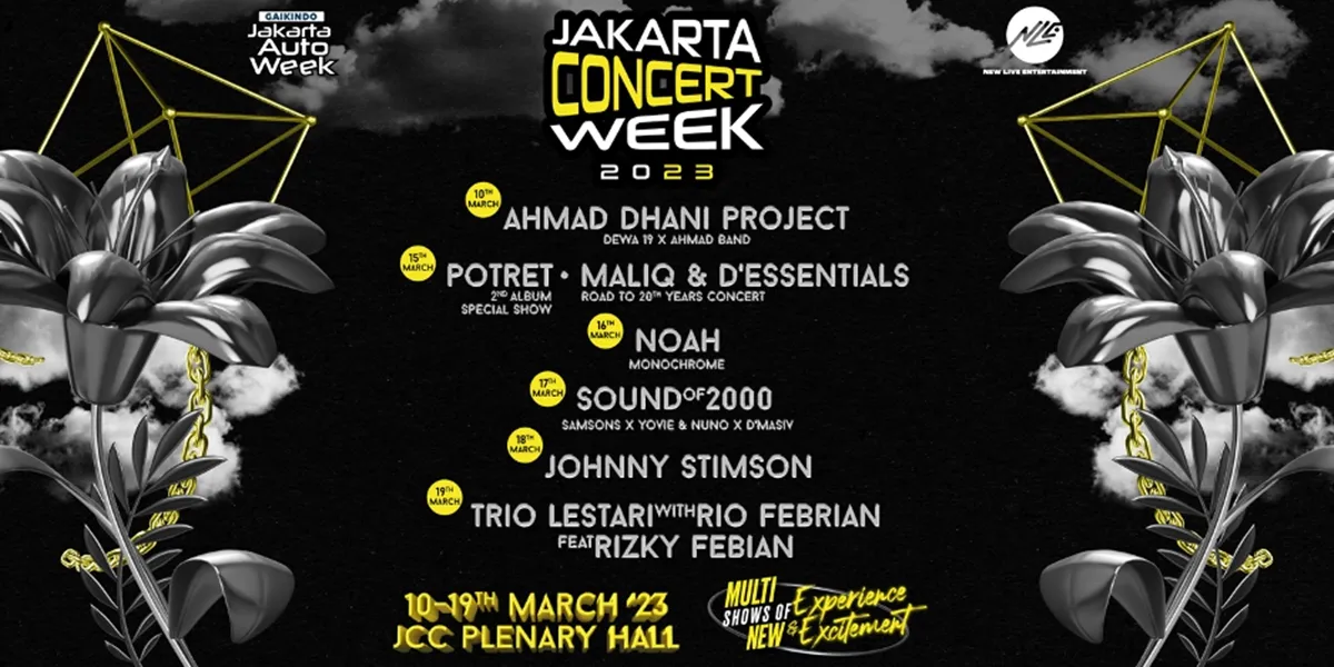 Jakarta Concert Week 2023 Umumkan Special International Show, Intip ...