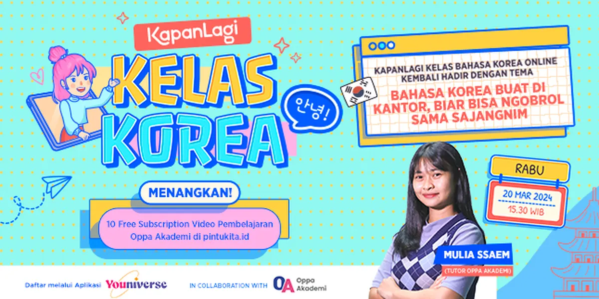 KapanLagi Kelas Korea Gratis:: Bahasa Korea Buat di Kantor, Biar Bisa ...