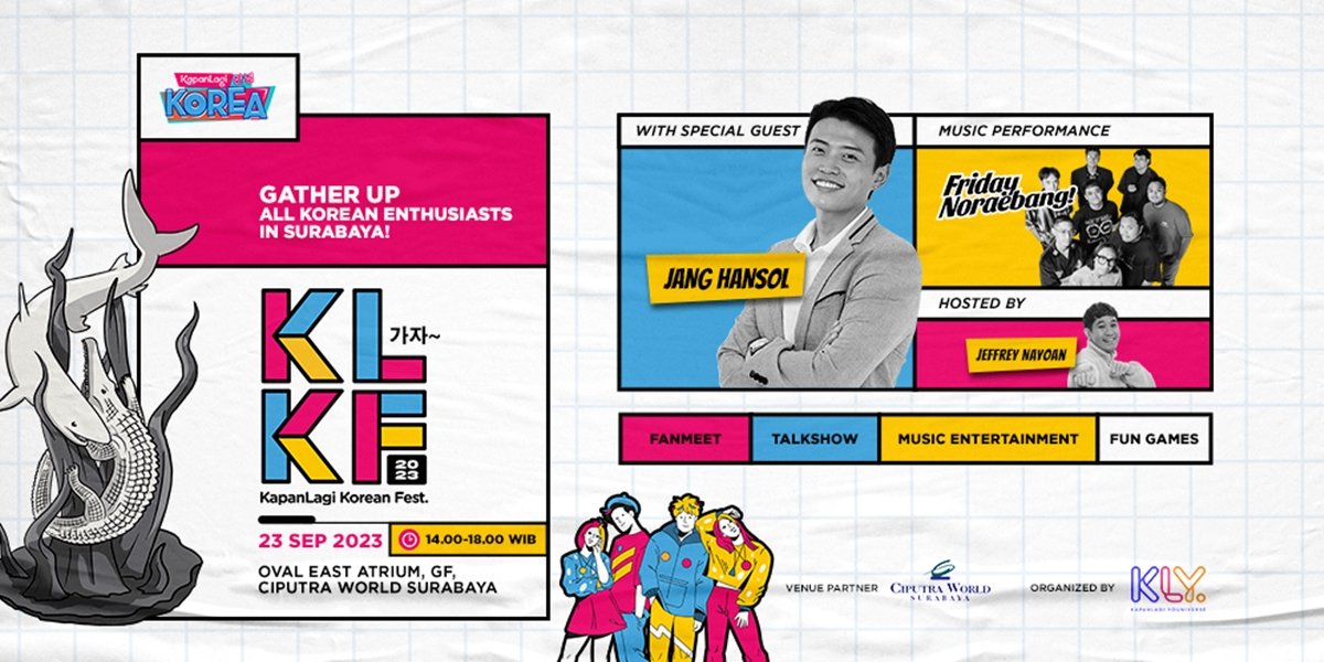 KapanLagi Korean Fest 2023 Siap Digelar, Bisa Langsung Ketemu dan ... KapanLagi Korean Fest 2023 Siap Digelar, Bisa Langsung Ketemu dan ...
