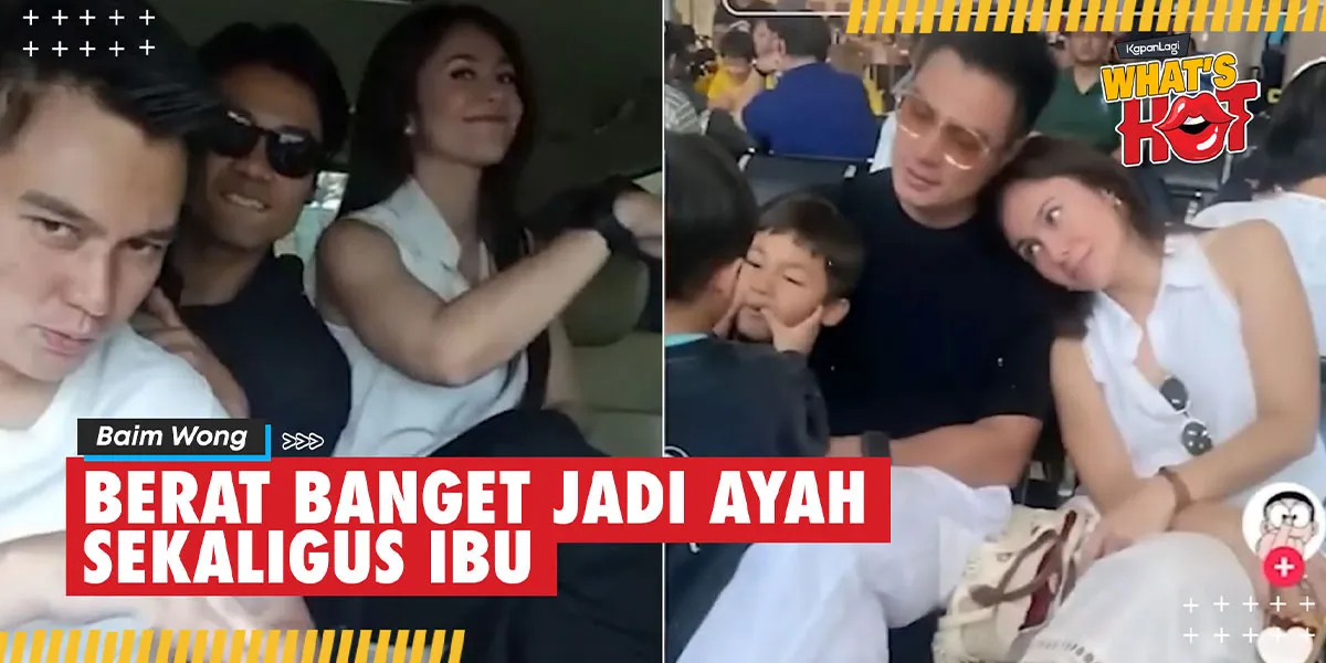 Kepergok Bersandar di Bahu, Wulan Guritno dan Baim Wong Punya Hubungan Spesial? - KapanLagi.com