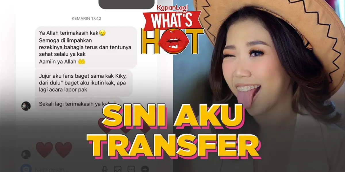 Kiky Saputri Transfer Uang Untuk Haters, Tuai Pujian Centang Biru - KapanLagi.com
