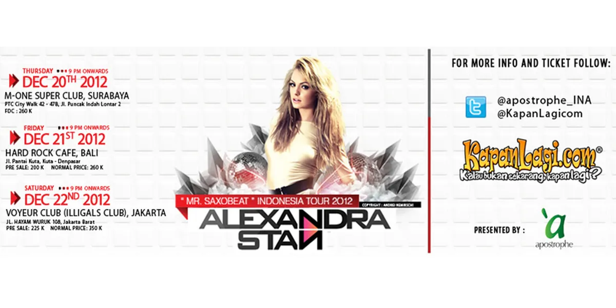 Let's Dance With Alexandra Stan! - KapanLagi.com
