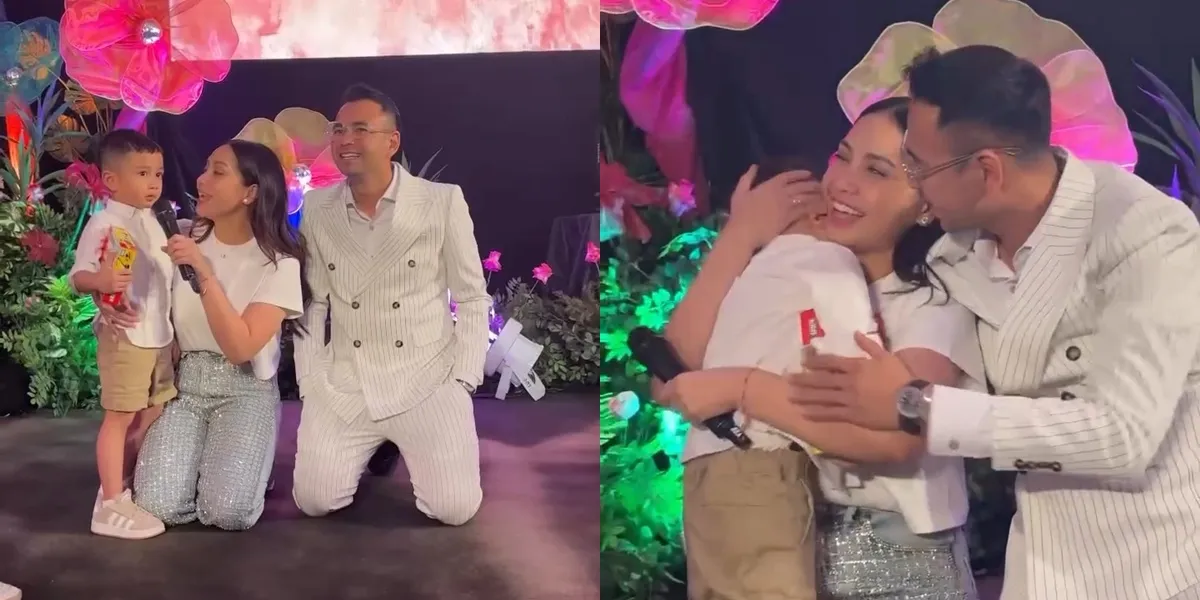 Momen Haru Rayyanza Beri Kejutan Nyanyi di Ulang Tahun Raffi Ahmad dan Nagita Slavina ...