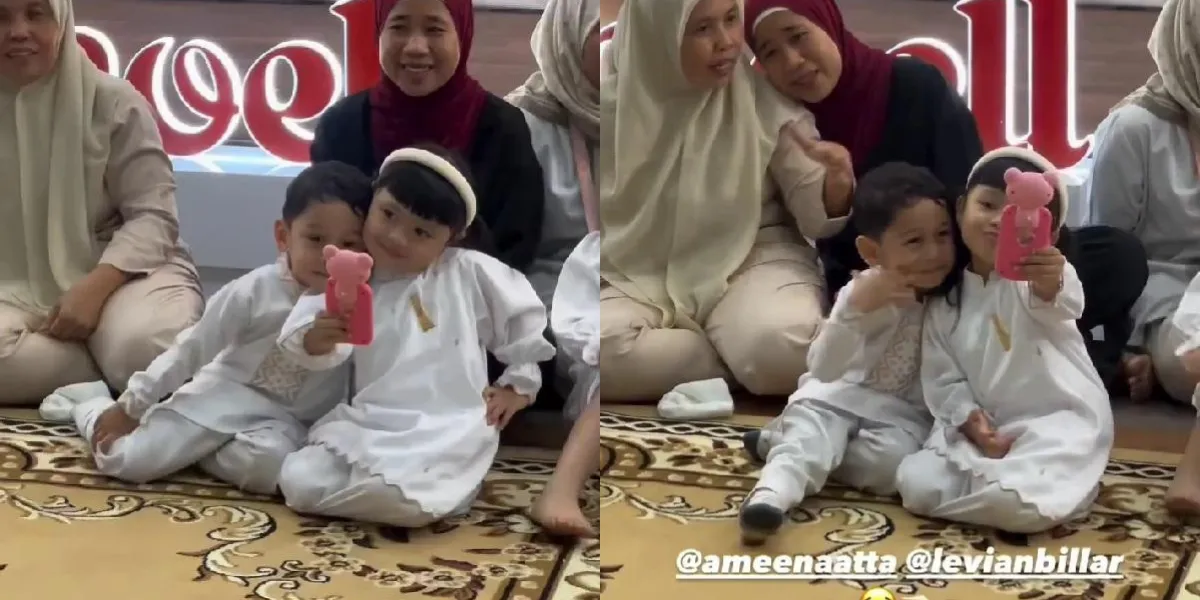 Momen Menggemaskan Ameena Anak Aurel Hermansyah dan Abang L Anak Lesti Kejora Bertemu dan Selfie ...