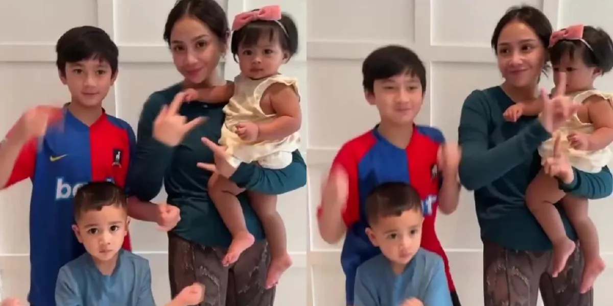 Momen Nagita Slavina Ajak Rafathar, Rayyanza dan Lily Ikut Tren Joget Velocity, Dipuji Bak Kakak ...