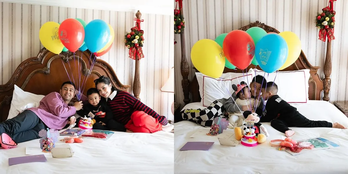 Momen Raffi Ahmad dan Nagita Slavina Kembali Rayakan Ultah Rayyanza, Kedekatan Lily dan Rafathar ...