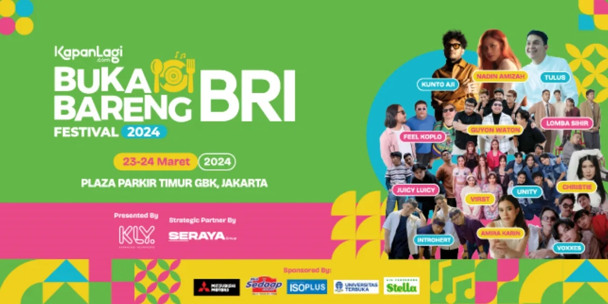 Nggak Cuma Konser Musik, KapanLagi Buka Bareng BRI Festival 2024 Juga Banjir Diskon Belanja dan ...