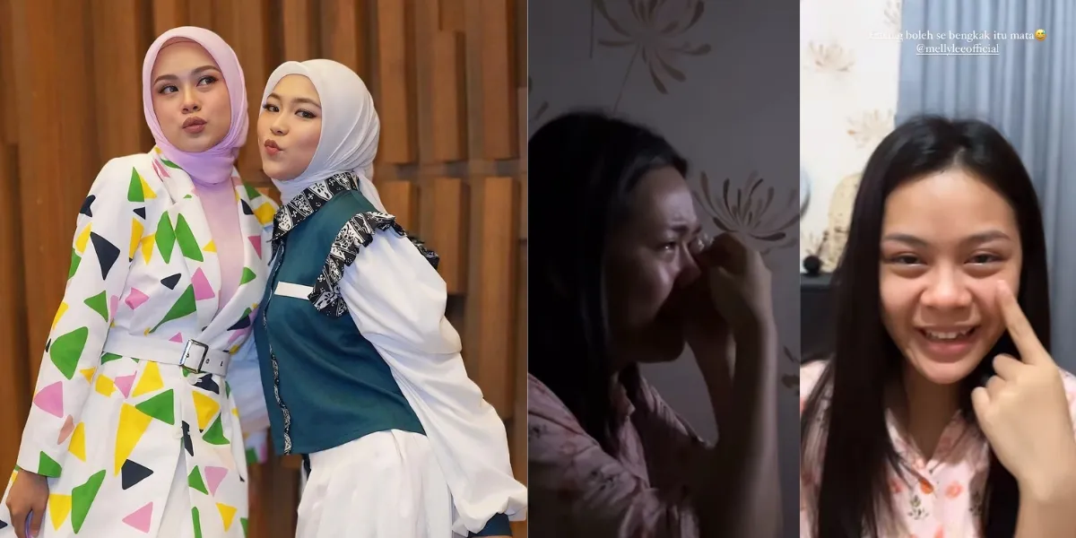 Nangis Sesenggukan, Melly Lee dan Selfi Yamma Nonton Film Sampai Subuh - KapanLagi.com