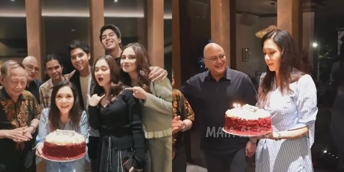Perayaan Ultah Maia Estianty Dinner Bareng Suami, Orang Tua, Anak dan Calon Mantu yang Cantik ...