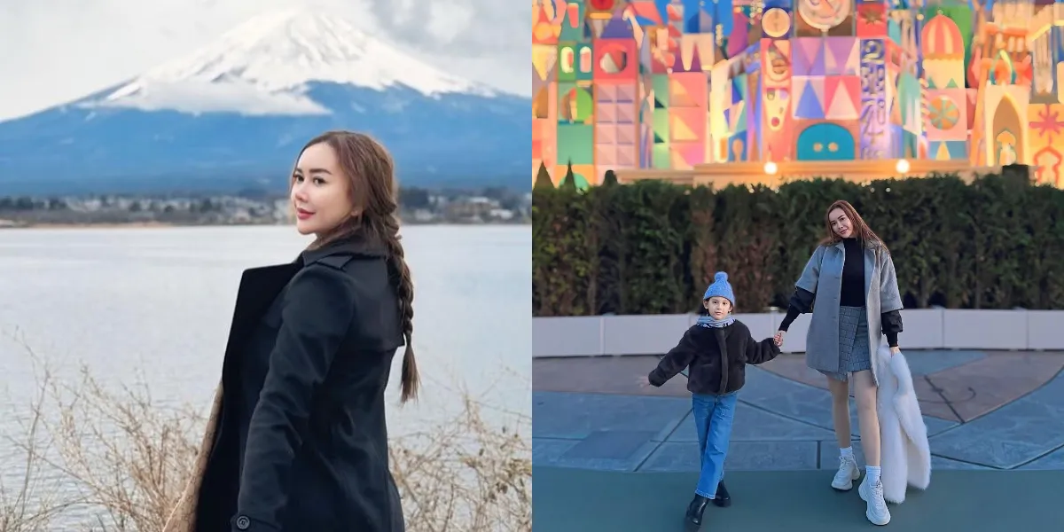 Potret Aura Kasih Liburan Ke Jepang Bersama Sang Anak Arabella, Cantik Bak Barbie Hidup ...