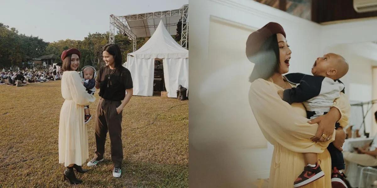 Potret Axl Ramanda dan Almira Kompak Momong Baby Azel - KapanLagi.com