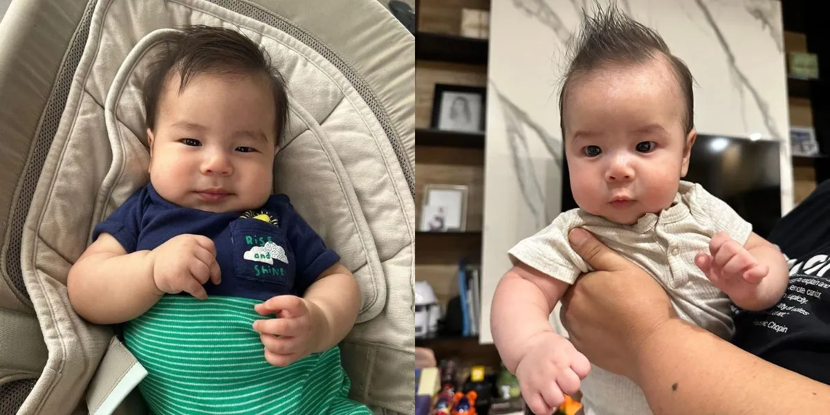 Potret Baby Elhanan, Anak Ketiga Sammy Simorangkir yang Terlalu Gemas ...