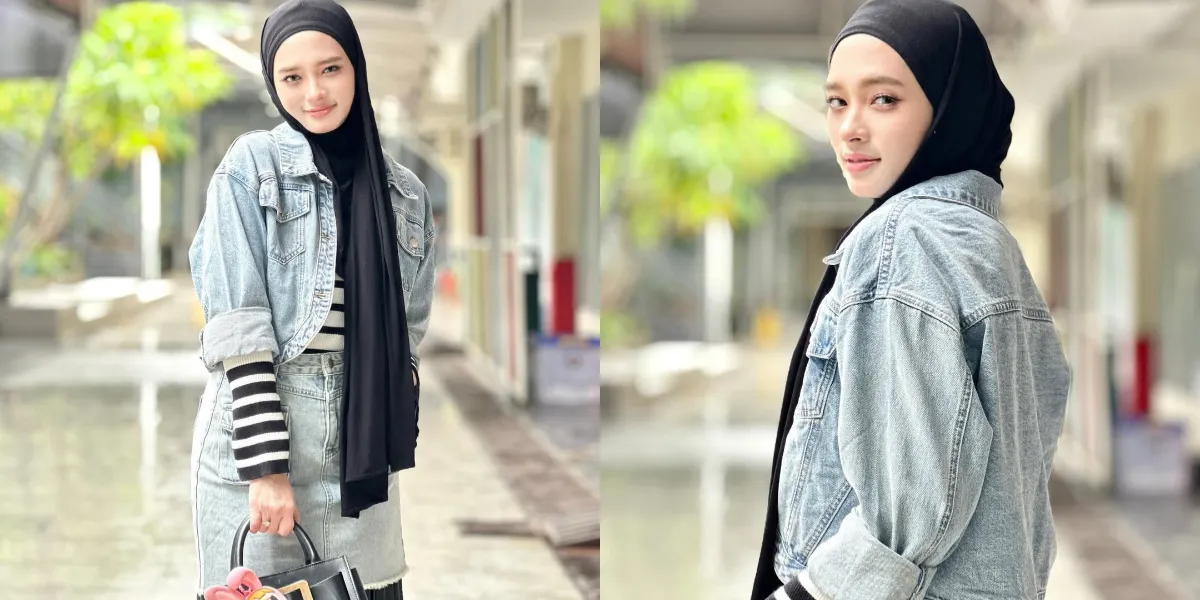 Potret Cantik Inara Rusli Tampil Stylish Padukan Busana Denim ...
