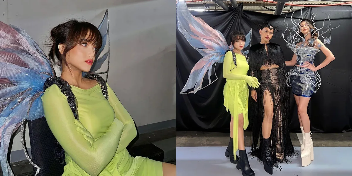 Tampil Beda dan Memukau Saat Fashion Show, dari Fuji bak Tinkerbell ...