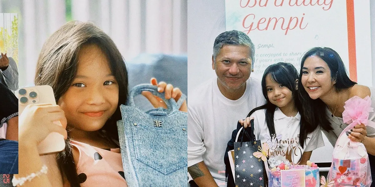 Potret Gading Marten dan Gisella Anastasia Rayakan Ulang Tahun Gempi, Digelar Sederhana Namun ...