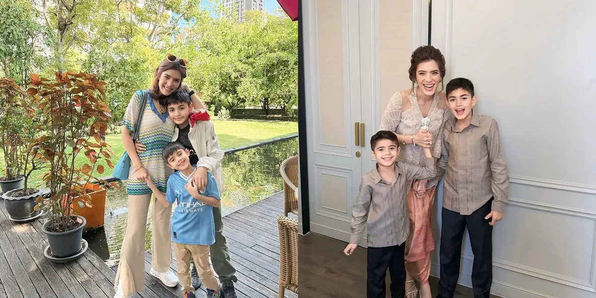 5 Potret Kompak Carissa Putri dengan Dua Anaknya yang Punya Wajah ...