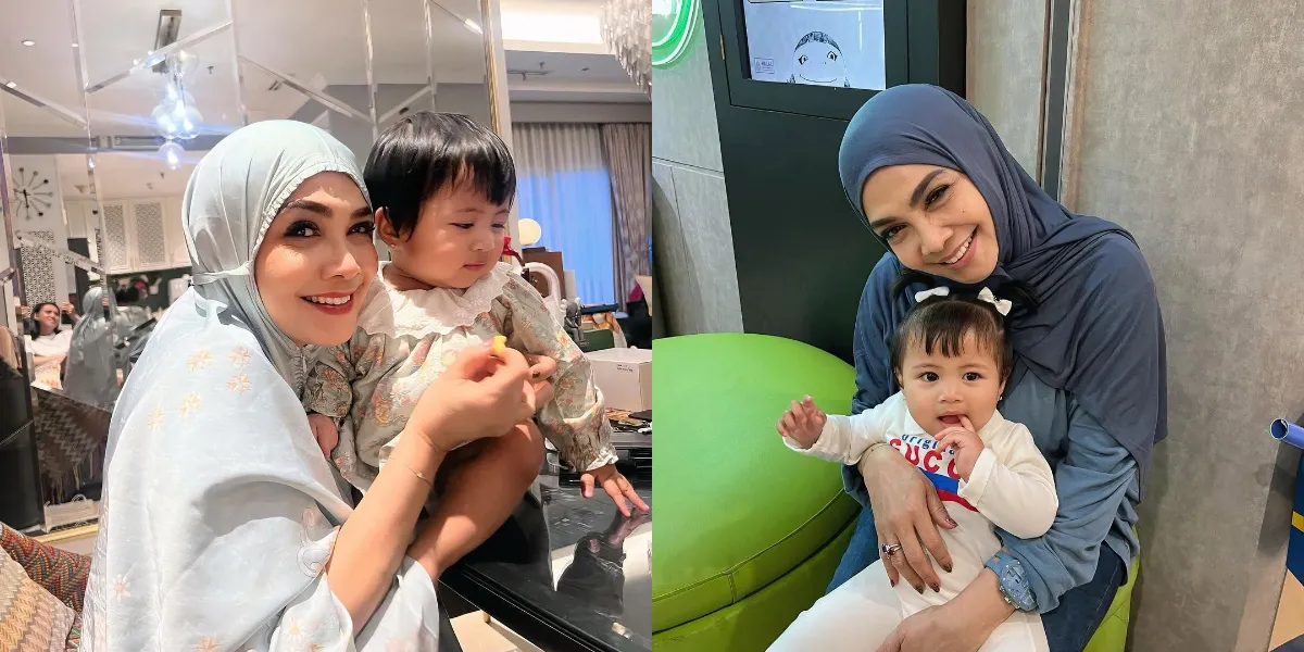 Potret Rieta Amilia Momong dan Suapi Lily, Disayang dan Siapkan Cemilan Untuk Cucu Kesayangan ...