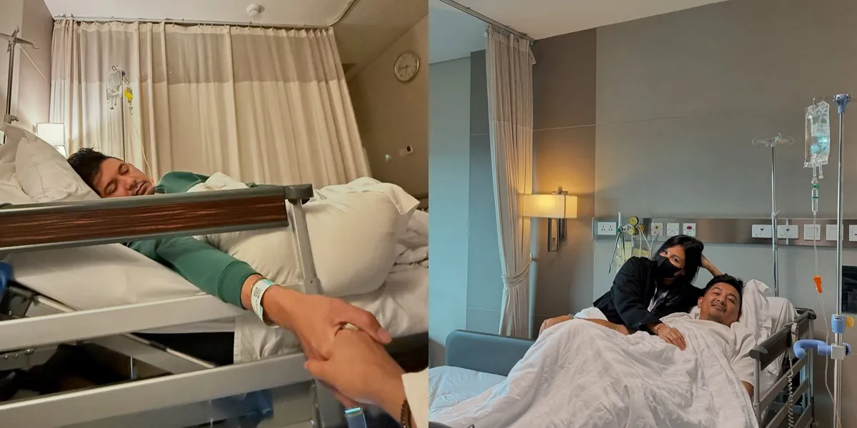 Potret Sharena Temani Ryan Delon yang Harus Dirawat di Rumah Sakit: Sakit Itu Engga Enak Ya Guys ...