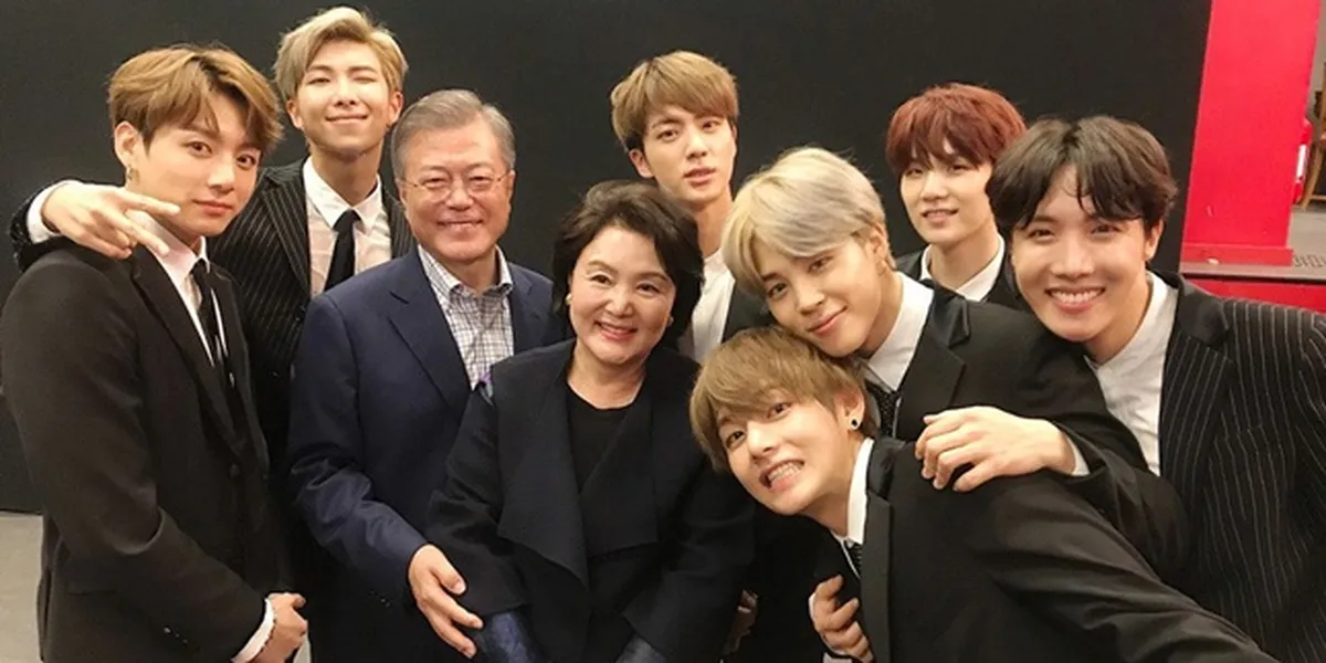 Presiden Korea Selatan Puji Prestasi BTS yang Berhasil Jadi K-Pop Idol ...