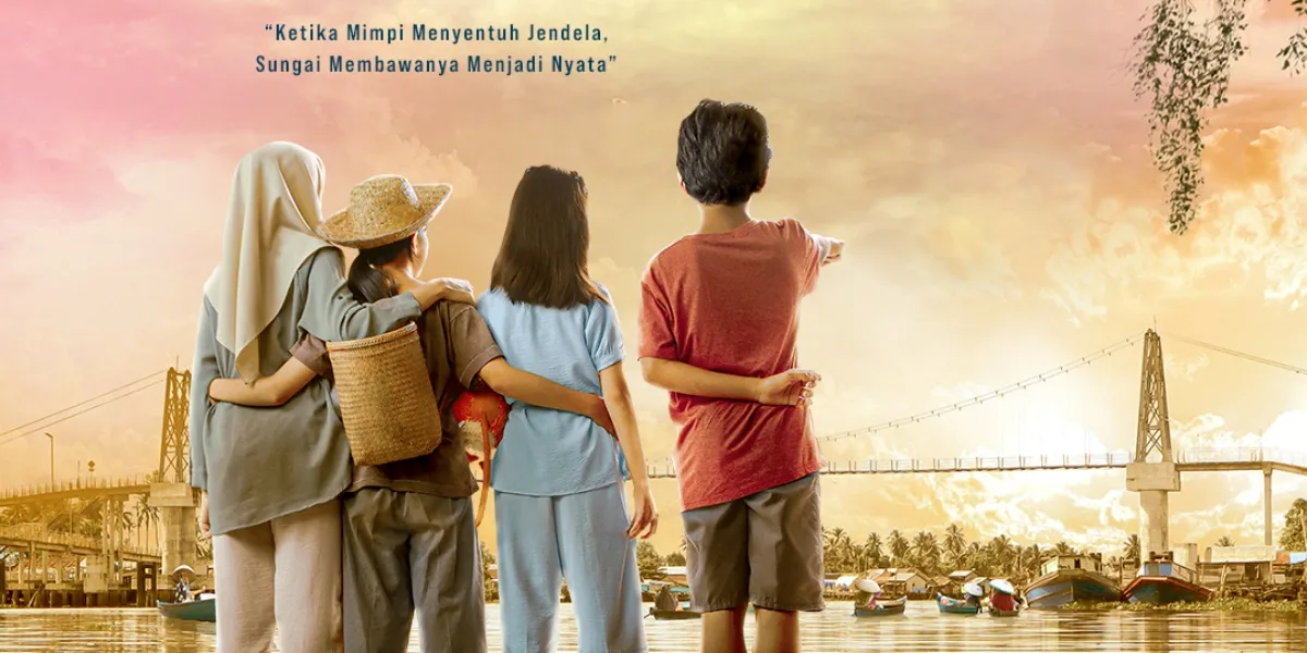 Proses Produksi Selesai, 'JENDELA SERIBU SUNGAI' Rilis Teaser Poster Tampilkan Ikon Banjarmasin ...
