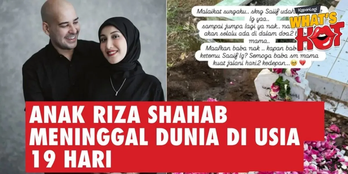 Putra Kedua Riza Shahab dan Sonia Alattas Meninggal Dunia di Usia 19 Hari - KapanLagi.com