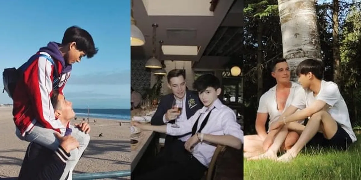 Sempat Viral! Ini 9 Potret Mesra Pasangan Gay Yos dan Max yang Telah ...