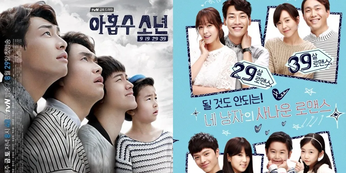Sinopsis PLUS NINE BOYS Drama Korea Tentang Takhayul Umur Sial 4 Bersaudara - KapanLagi.com