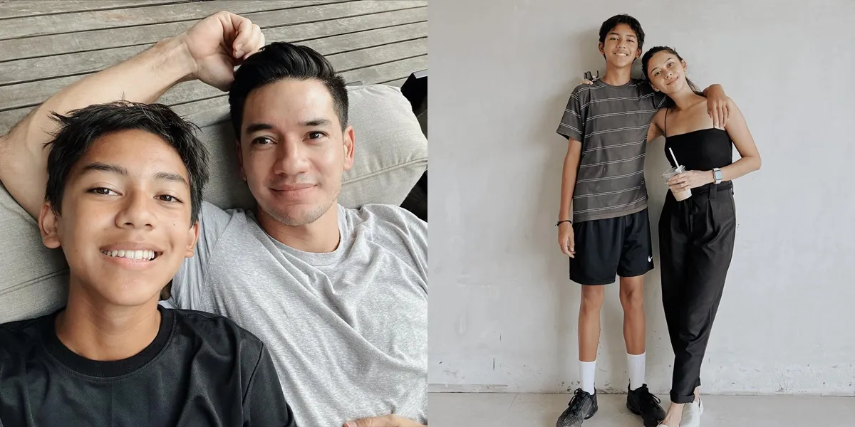 Sudah Salip Tinggi Mama - Neneknya, Ini 7 Potret Jason Putra Sulung Andrew White yang Beranjak ...