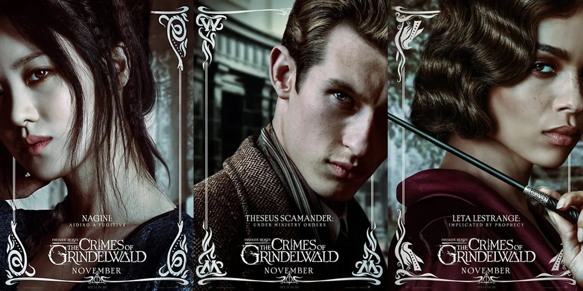 Theseus Scamander, Leta Lestrange & Nagini: Peran 3 Tokoh Baru di ...