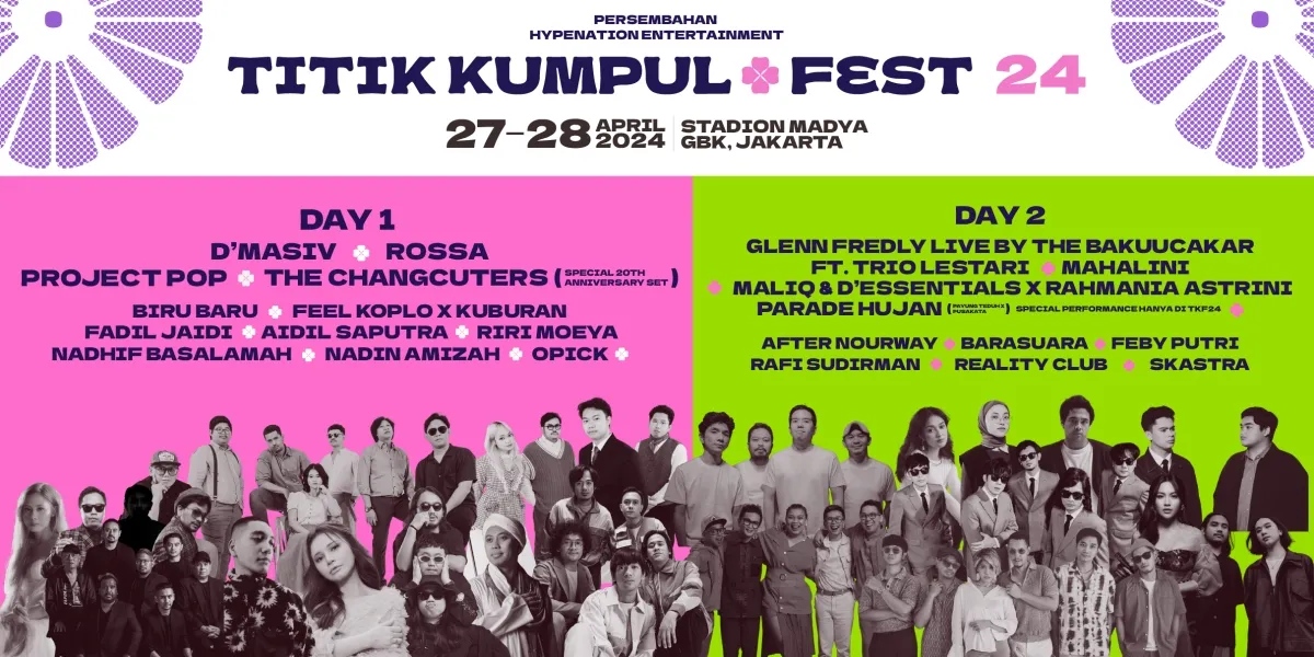 Titik Kumpul Festival 2024 Hadirkan Sederet Musisi Top Mulai Dari Nadin