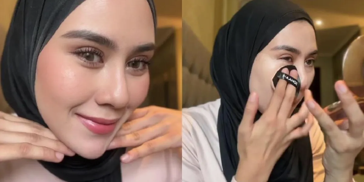 Tutorial Makeup Flawless dan Cantik ala Syahnaz Sadiqah, Bisa Bikin Lebaranmu Beraura Ibu ...