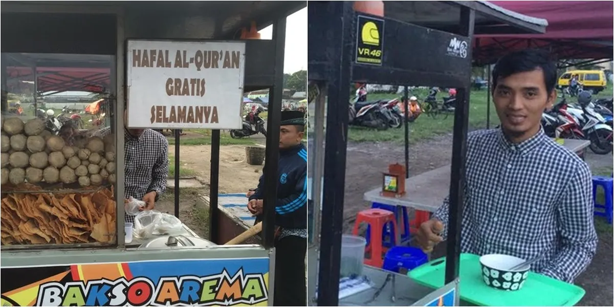 Unik, Pedagang Bakso Ini Gratiskan Dagangan Untuk Hafidz Qur'an ...