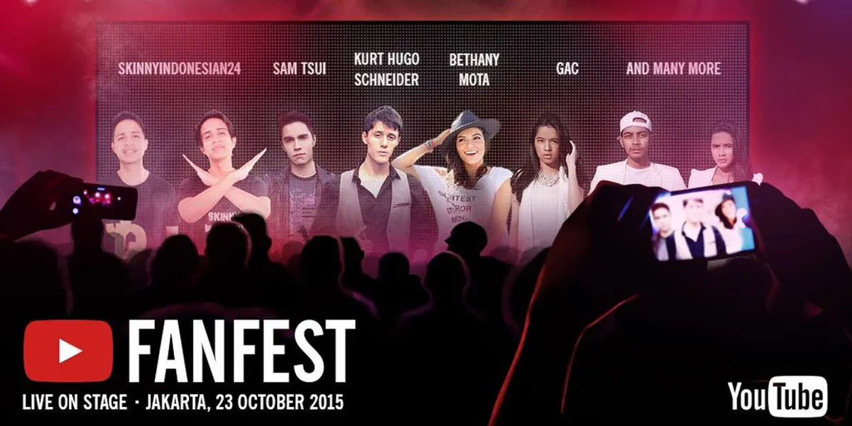 YouTube FanFest Hadir di Indonesia Dengan Banyak Bintang Keren ...