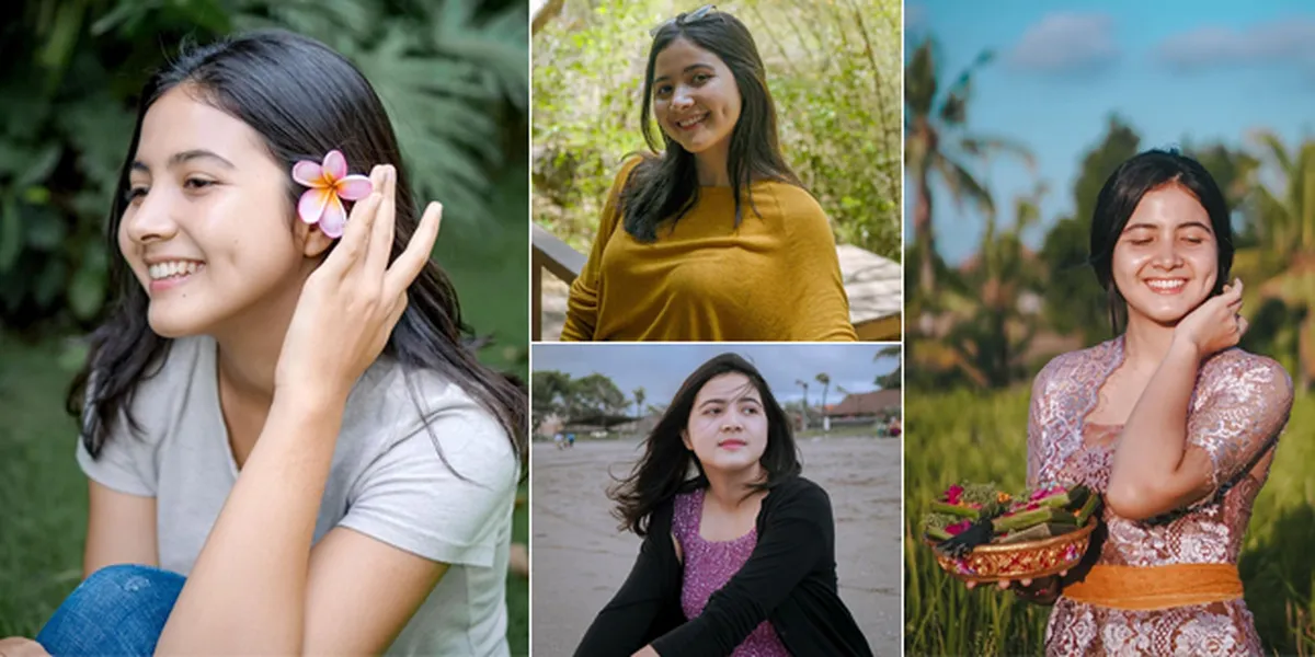 11 Potret Terbaru Bulan Sutena yang Makin Cantik, Lesung Pipi dan Senyumnya Manis Banget ...