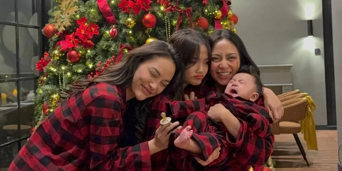 7 Potret Erika Carlina Natal Bareng Fuji dan Rachel Vennya, Baby Andrew ...