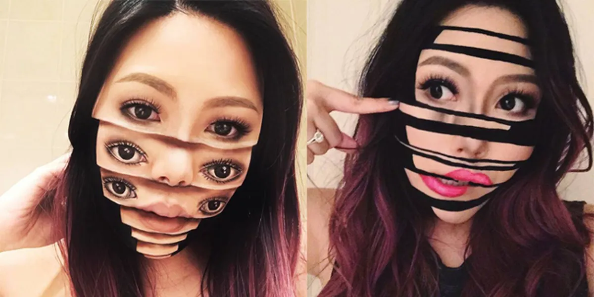 8 Make Up 3D Ini Kreatif Sekaligus Bikin Pusing Yang Ngelihatnya ...