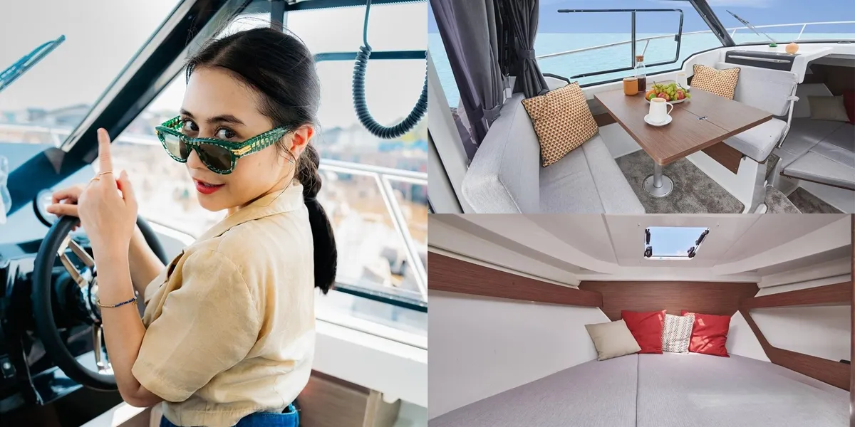 8 Potret Detail Yacht Baru Milik Prilly Latuconsina yang Disinyalir Harganya Capai Rp2,5 Miliar ...